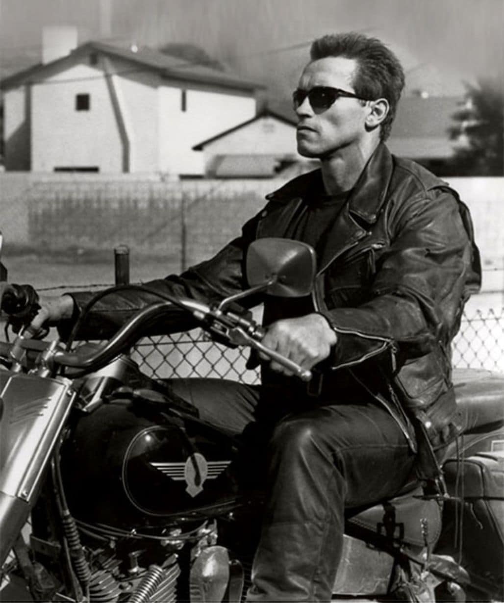 Relive the action of Terminator 2 with this iconic leather jacket. Worn ...
